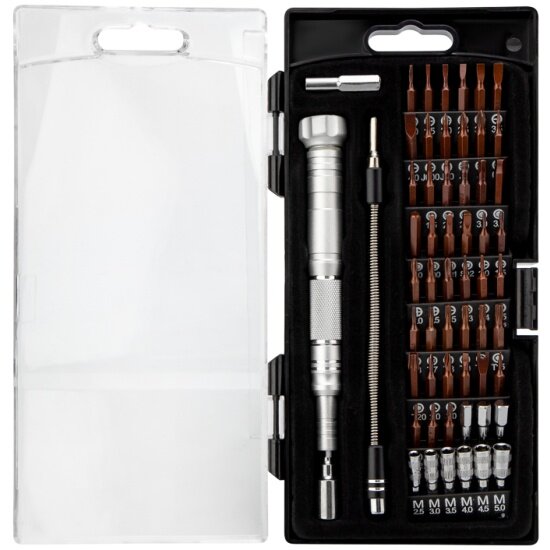 Набор отверток для точных работ Kranz - 62 предмета