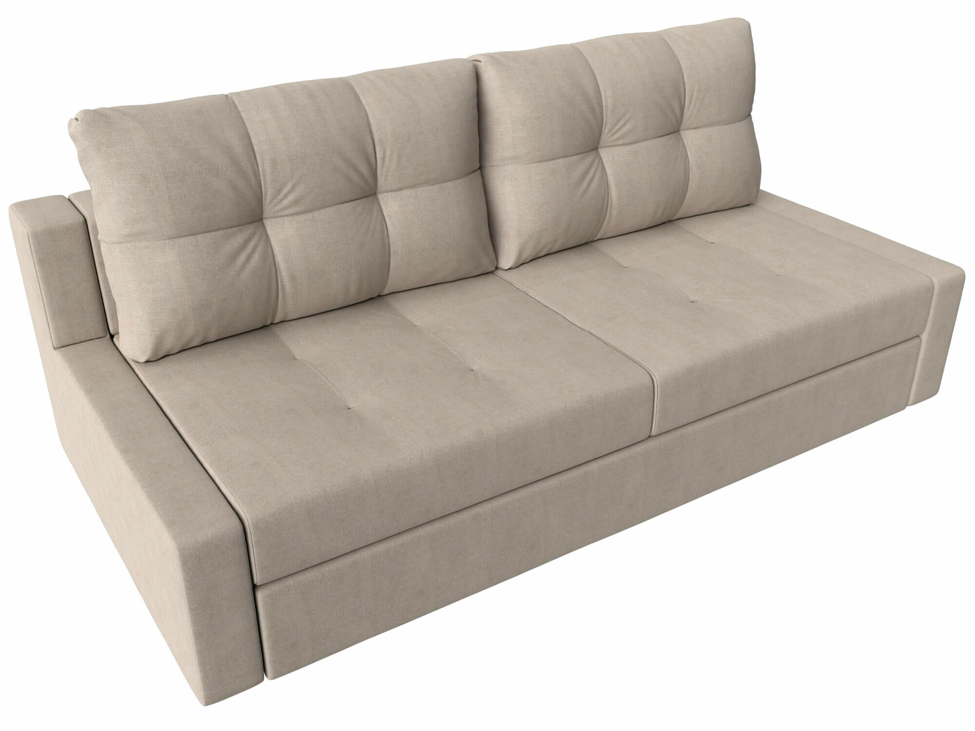 Artum Прямой диван Мартин рогожка бежевый