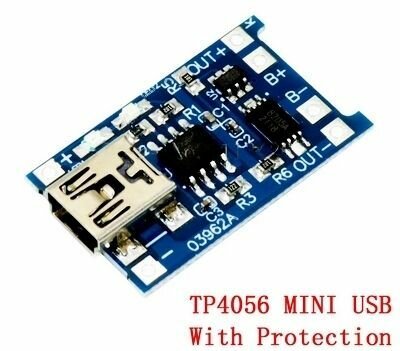 Модуль зарядного устройства Mini USB на TP4056