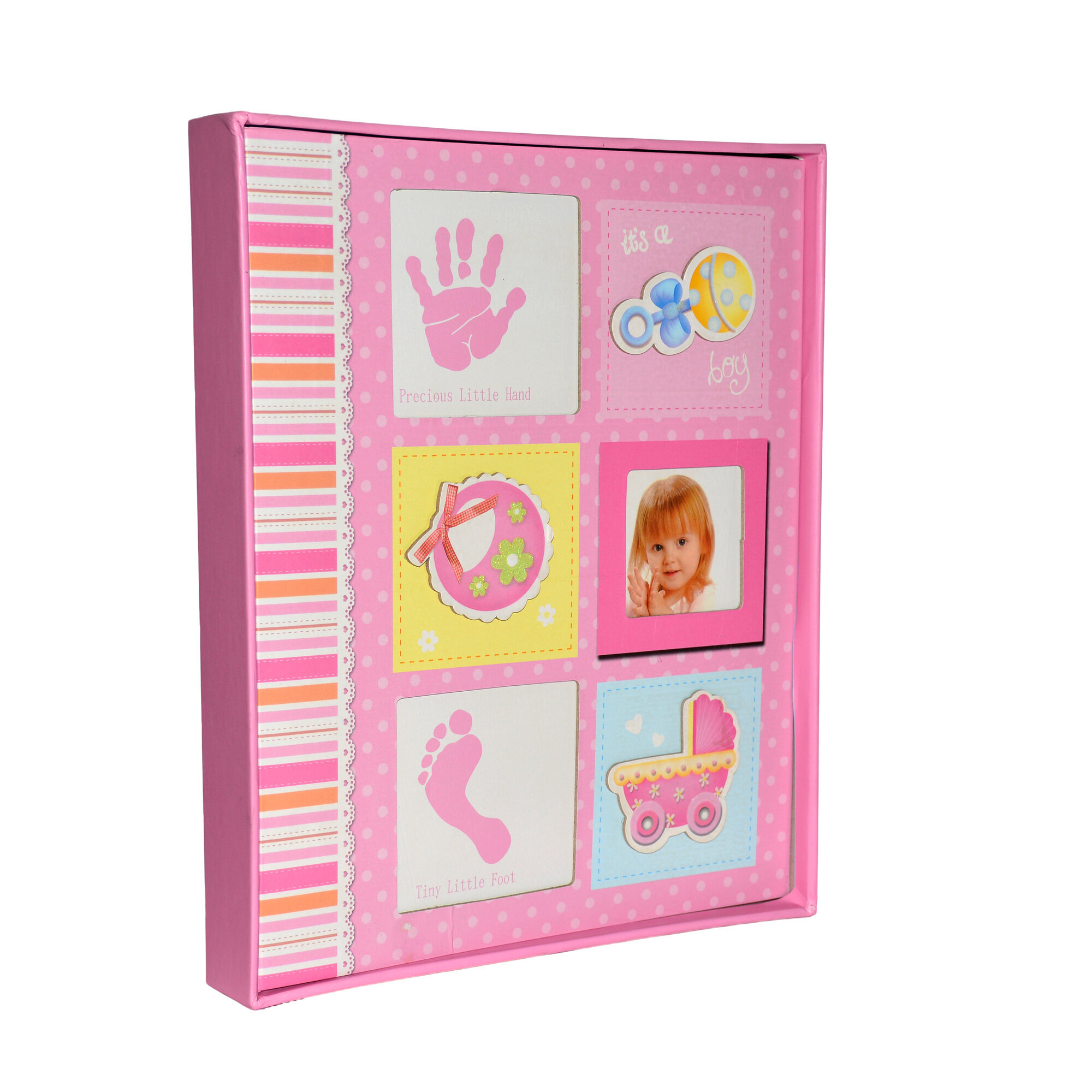 Альбом на 20 магнитных страниц "Детский" (розовый)