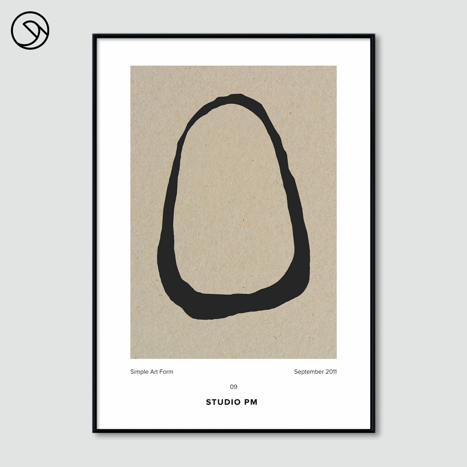 Постер в раме 50х70 Postermarkt, Studio PM #09