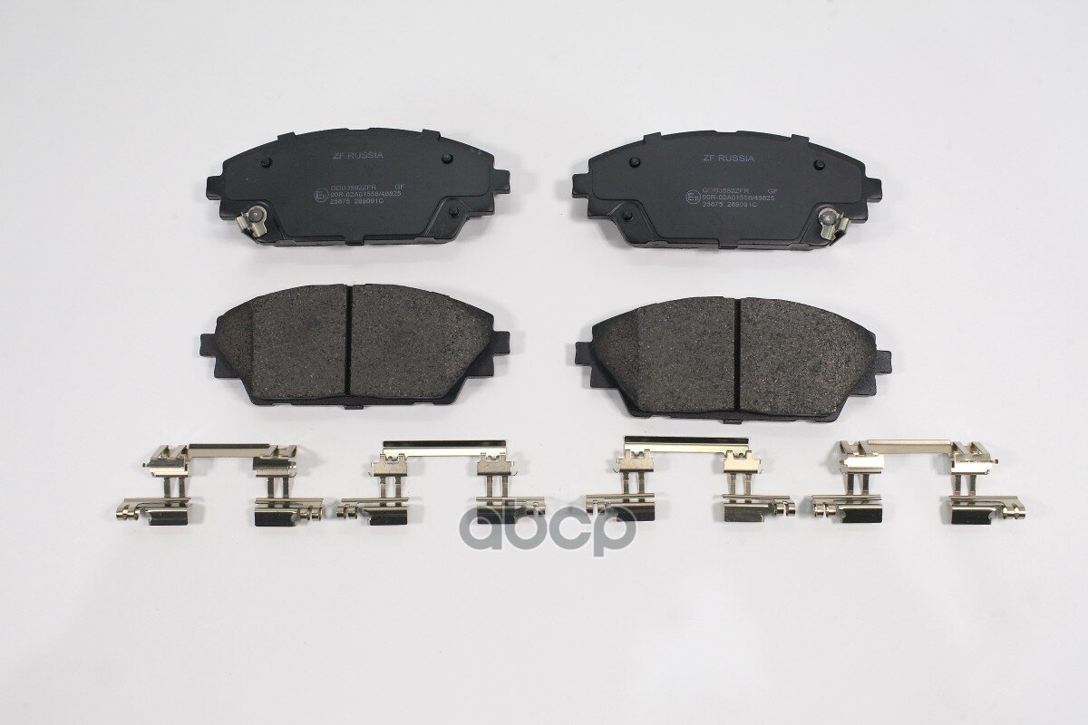 К-т дисков. тормоз. колодок ZF Russia арт. GDB3592ZFR