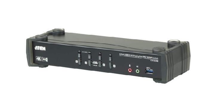 ATEN 4P USB 3 4K DisplayPort MST KVMP Switch