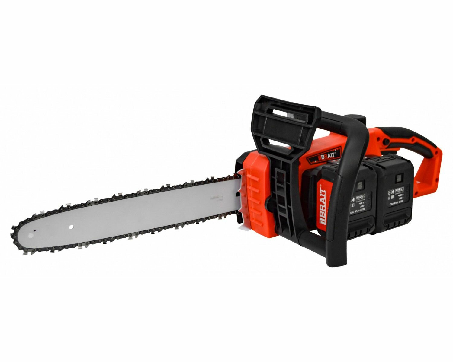 Пила цепная аккум. BRAIT BCCS40-4PUBL-2 PRO (20В,2х4Ah, ЗУ, шина 35см, цепь 3/8х1,3х52зв. б/щ) 6.5кг