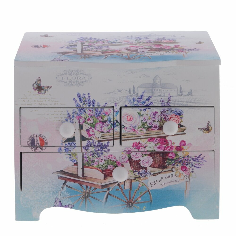 Шкатулка для украшений, 18х12,5х15,5 см KSM-800440