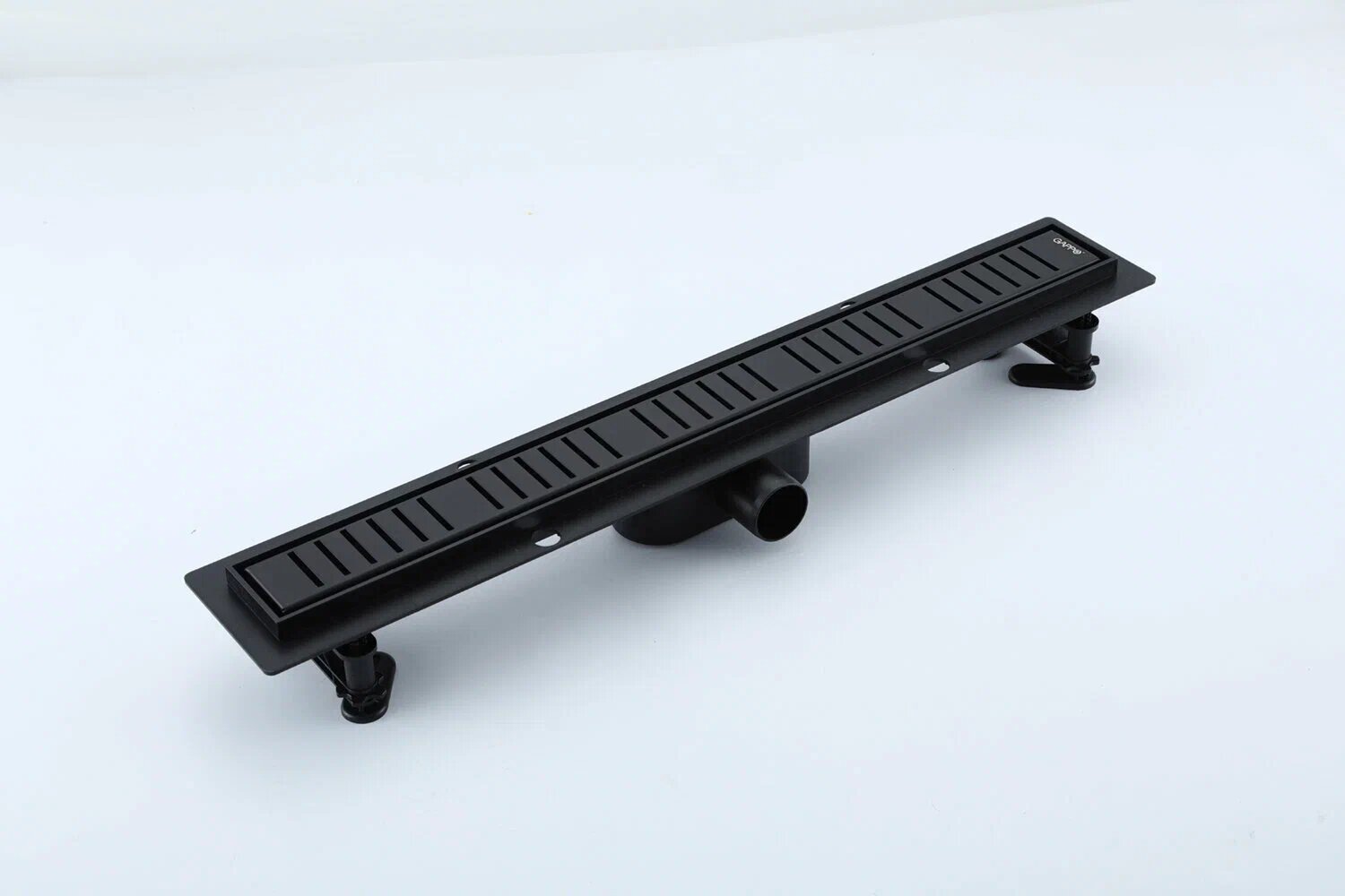 Душевой трап Gappo, G88007-56, нержавеющая сталь, черный, 60x800 мм