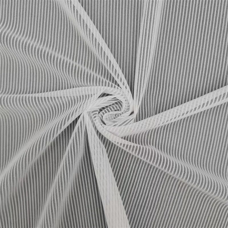 Спандекс/полиэстер сетчатая ткань чёрная 150 см