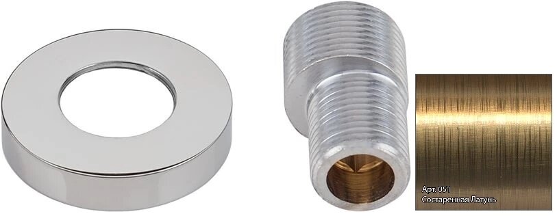 Отражатель с эксцентриком состаренная латунь Сунержа Tube 051-1507-0000