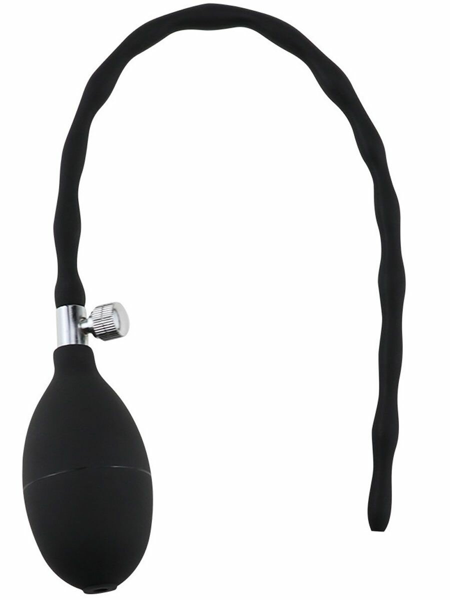 Мужской силиконовый стимулятор уретры с грушей, 33см