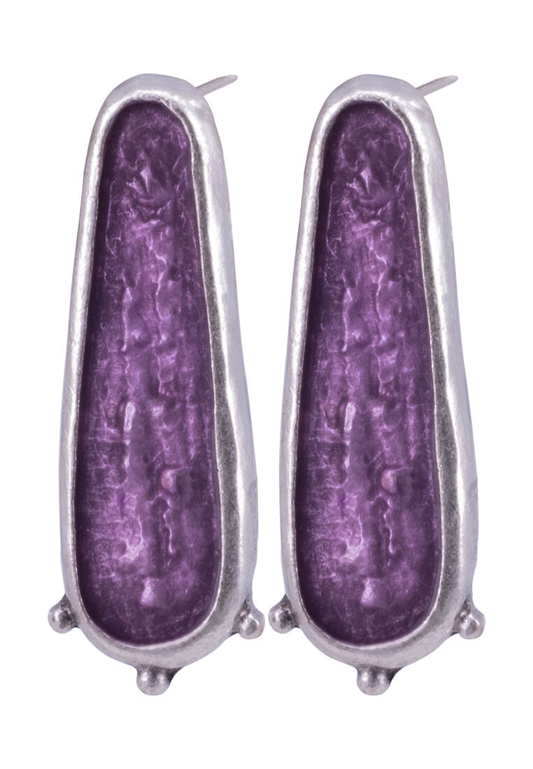 Серьги пусеты, эмаль