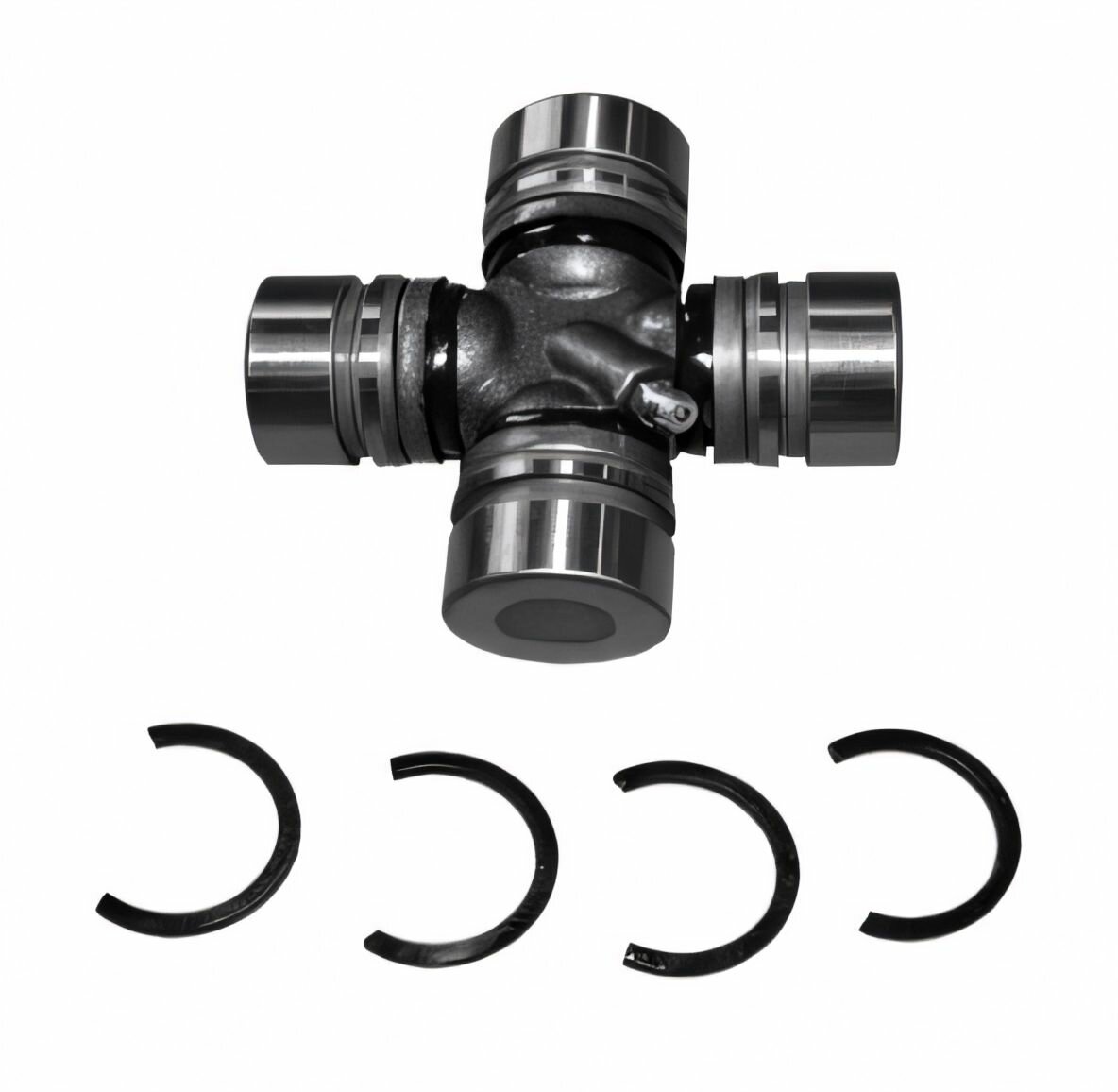 Крестовина карданного вала с маслёнкой и комплектом стопорных колец для кард. валов 72 и 112 42020.310200-2201025-00