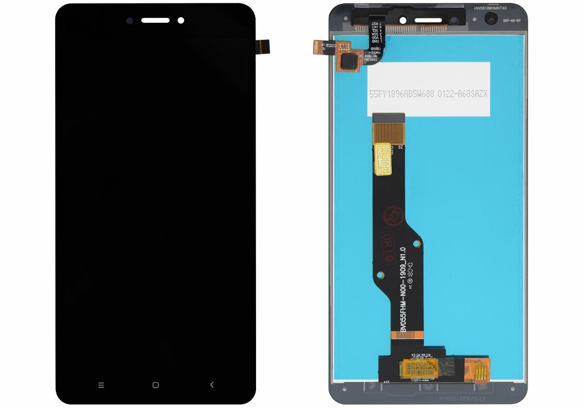 Дисплей для Xiaomi Redmi Note 4X (черный) премиум