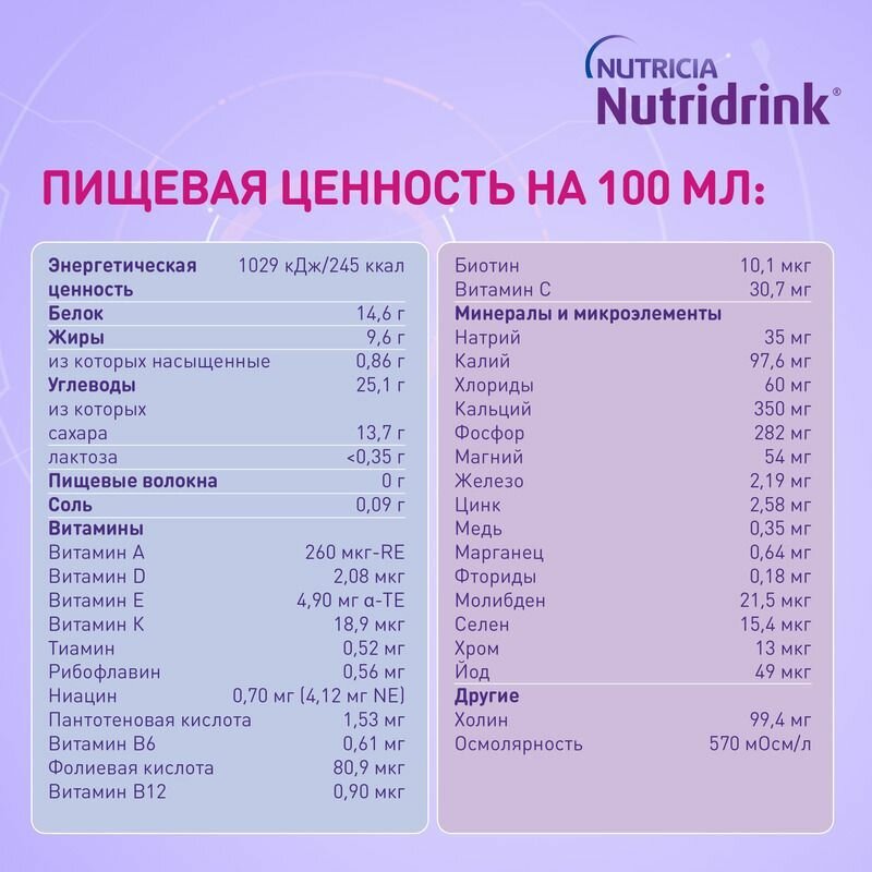 Nutridrink (Nutricia) Compact Protein, 4 шт, готовое к употреблению, 125 мл, кофейный, 4 шт. — фото 1