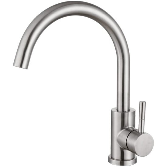 Смеситель Haiba для кухни HB72304-3, сталь