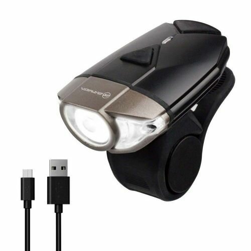 Велофонарь на руль Briviga USB 380. Легкий компактный влагозащищенный корпус, светодиод Samsung, 380 лм.