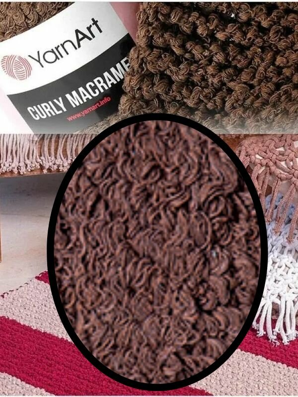 788 Пряжа YarnArt "Macrame Curly" (2шт*500гр.)