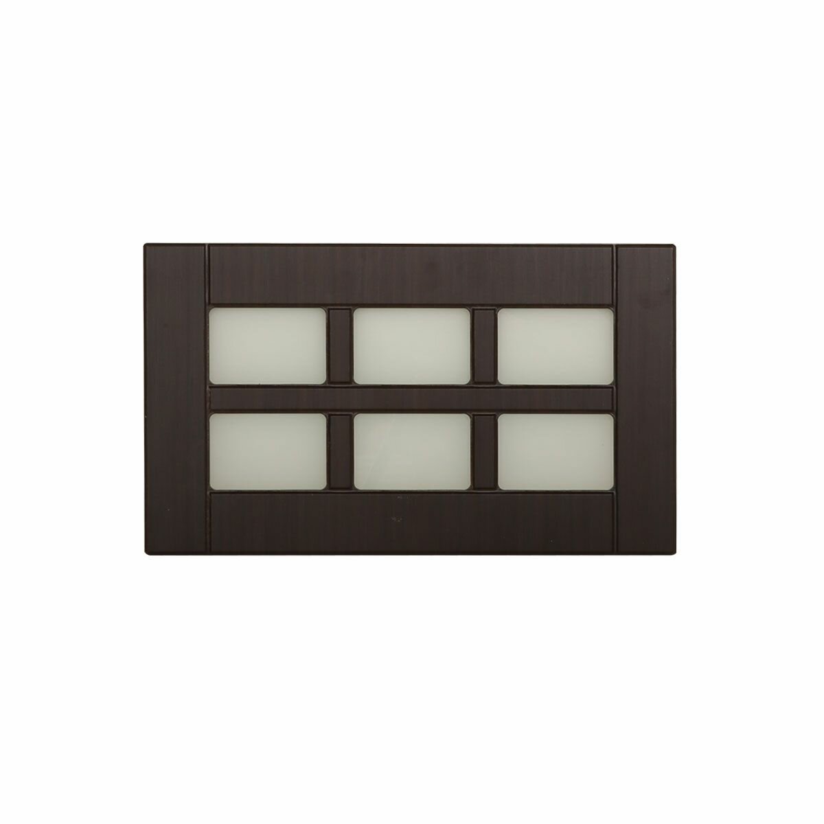 Фасад кухонный со стеклом Beneli тотеми, Венге, 60х35см