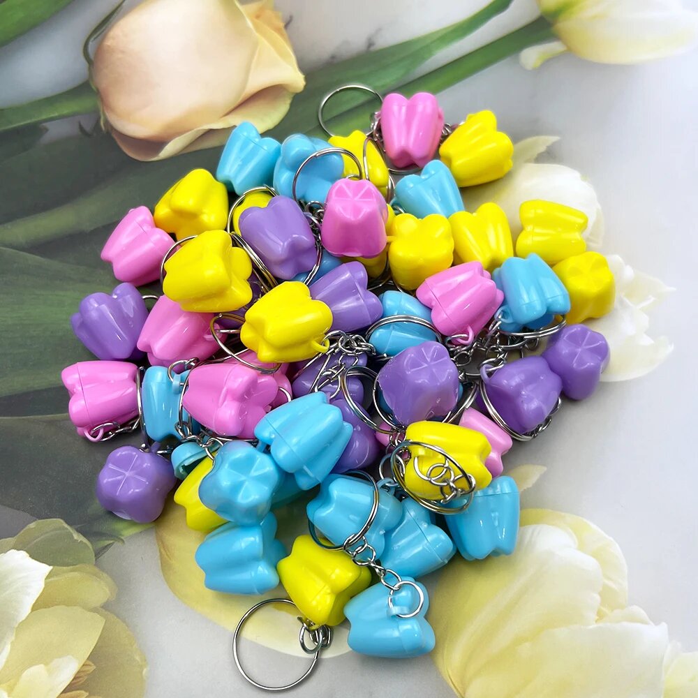 50 шт, детский пластиковый контейнер для хранения зубов