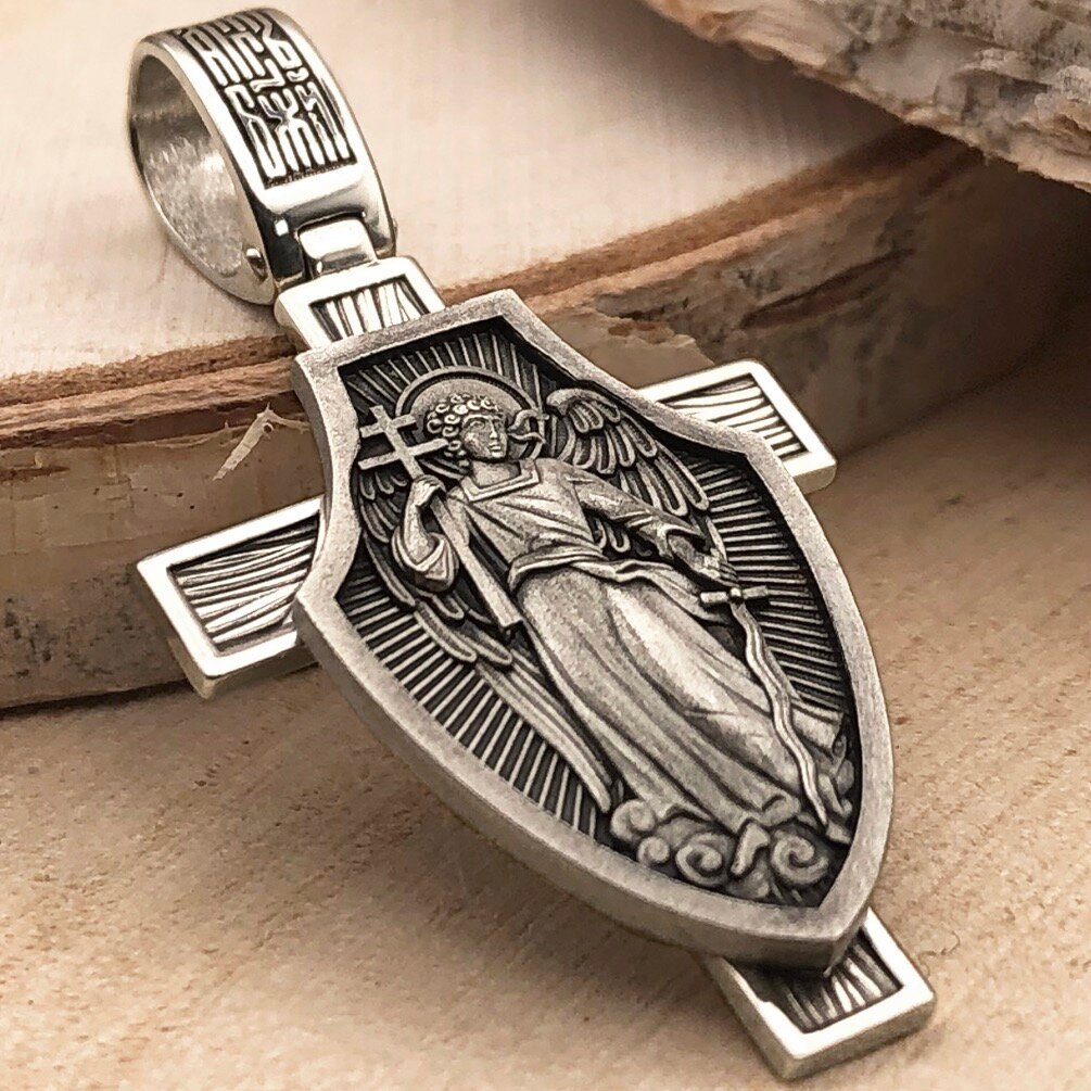 Подвеска Русские Мастерские, серебро, 925 проба, оксидирование, чернение