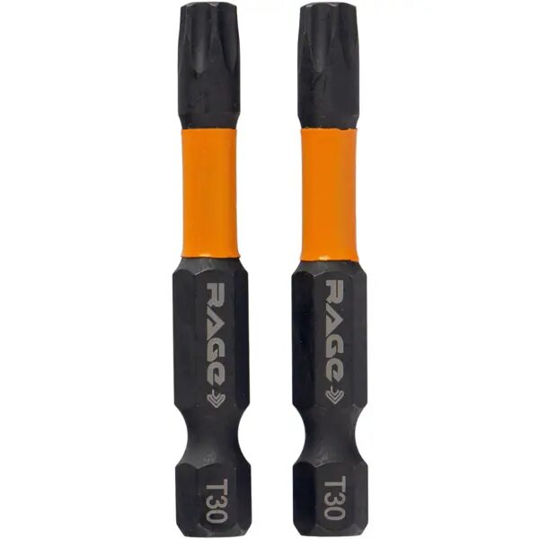 Бита ударная Rage 554150 T30x50 мм, 2 шт.