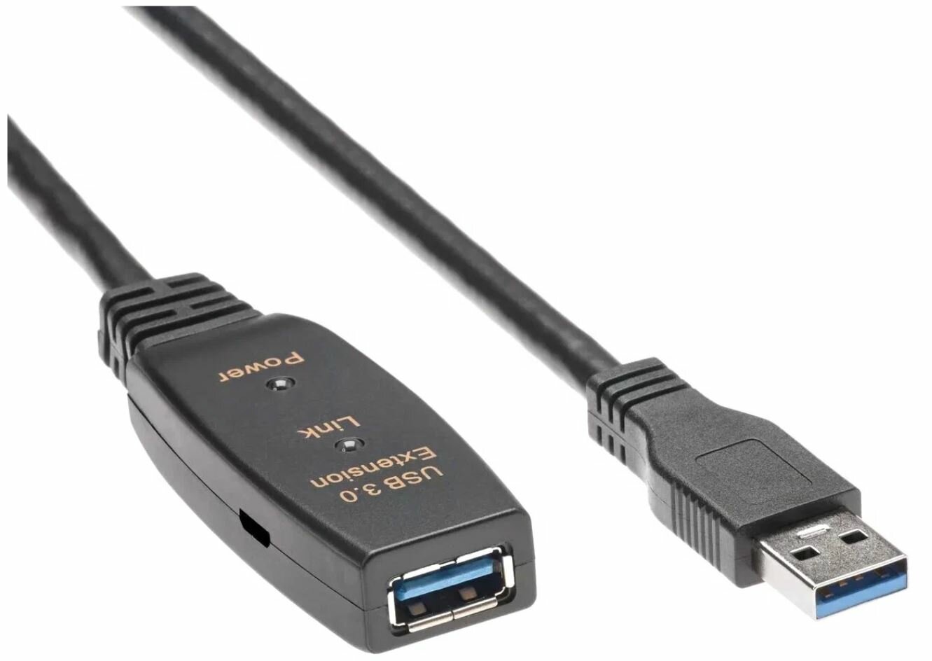 Кабель Aopen удлинительный активный USB 3.0-repeater A-->A 10м