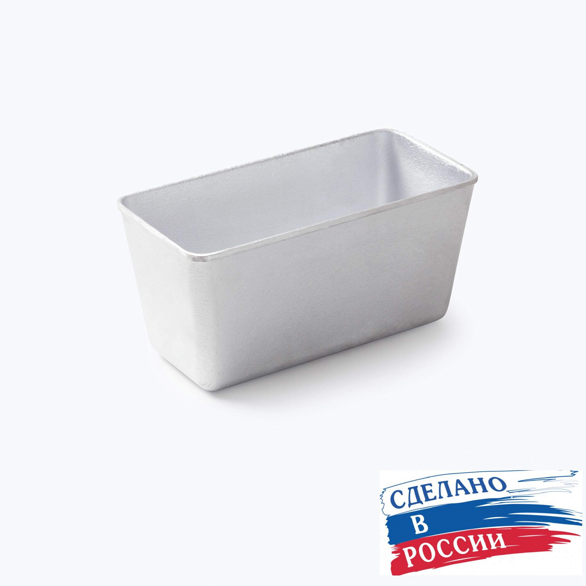 Форма для выпечки хлеба Л-6 23.5х11.5х11.5 см (литой алюминий, Россия)