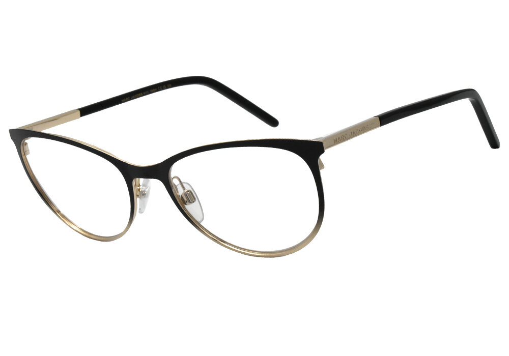 Оправа для очков MARC JACOBS MARC 708 2M2 пол Женский форма оправы Кошачий глаз цвет оправы Чёрный, Золотой