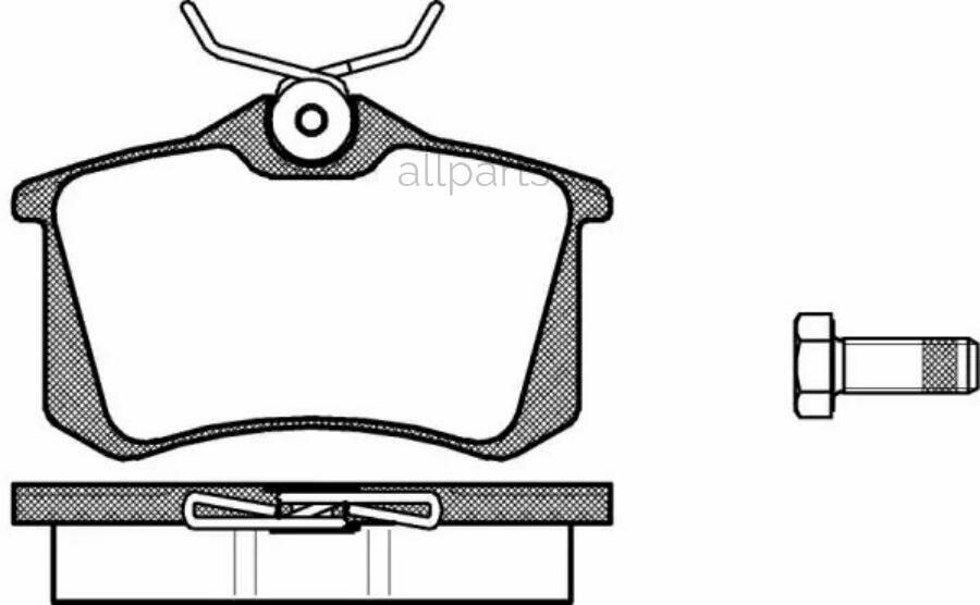 REMSA 026300 263 00 571906B=274 000-SX ! колодки дисковые з.\ VW Golf III 2.0-2.9/1.9TDi 96-99/IV 1.6 00>