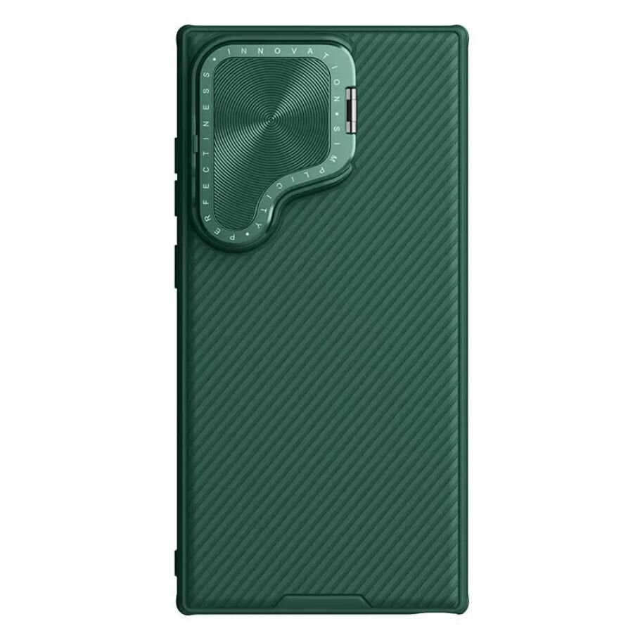 Чехол Nillkin Camshield Prop Coverage Magnetic с защитой камеры для Samsung Galaxy S24 Ultra зеленый