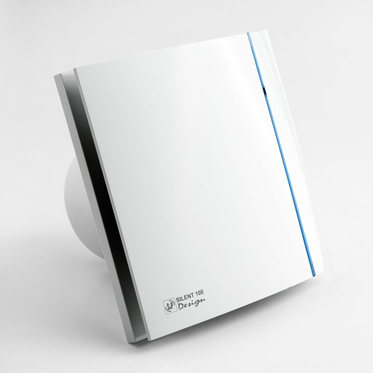 Вентилятор вытяжной SILENT-100 CZ DESIGN для кухни/ ванной/ санузла, со световым индикатором и обратным клапаном, белый