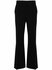 Брюки клеш Victoria Beckham, размер 8, black/black