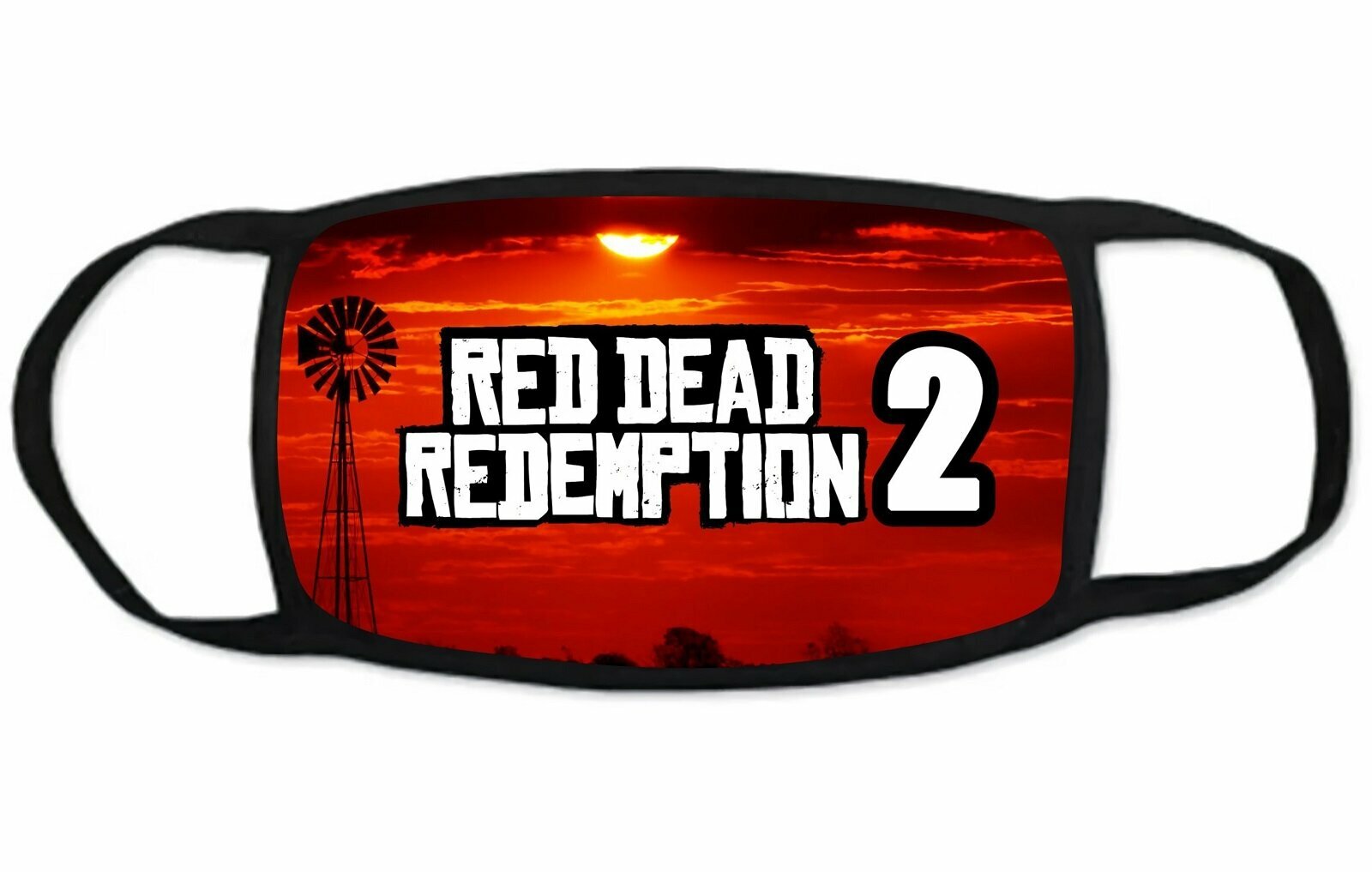 Стильная многоразовая маска RED DEAD REDEMPTION 2 - 2