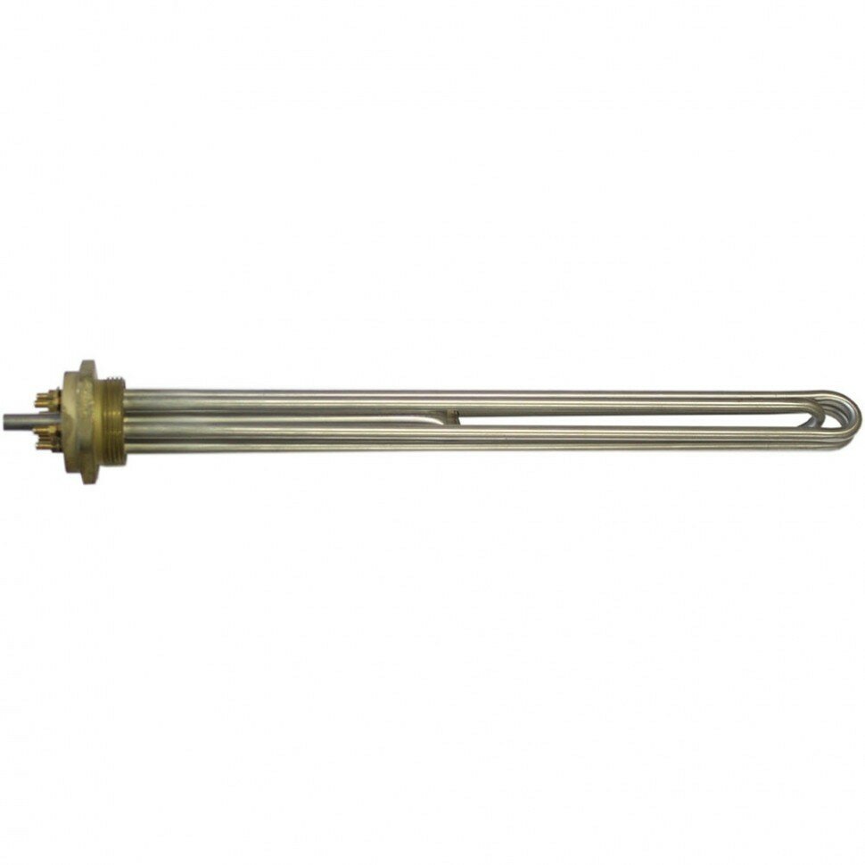 Блок-тэн RDT 9000W(3000x3) из нержавеющей стали, D48, G1 1/2", L400мм, 220V для OSO, ЭВАН, 68590