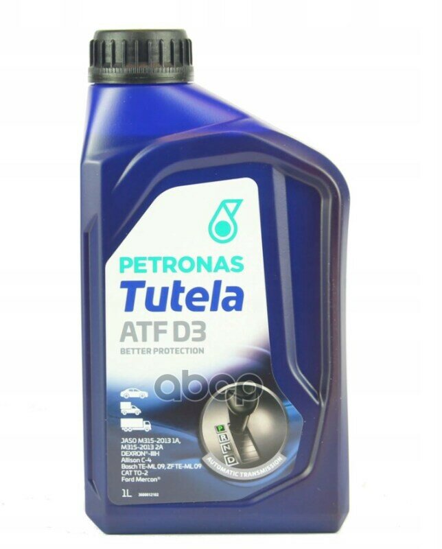 Жидкость трансмиссионная PETRONAS TUTELA ATF D3 1L PETRONAS арт. 76127E15EU