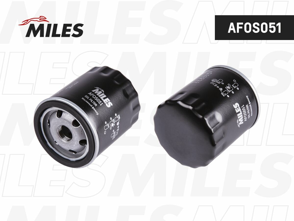 MILES Фильтр масляный OPEL/CHEVROLET/DAEWOO/SAAB/ZAZ (FILTRON OP570/1, MANN W712/75) AFOS051