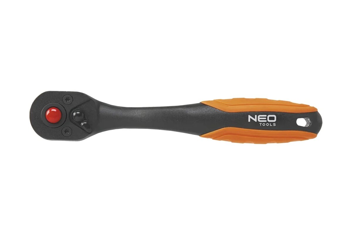NEO Tools 08-511 трещоточный изогнутый ключ 1/2 дюйма 250 мм для авто и слесарных работ