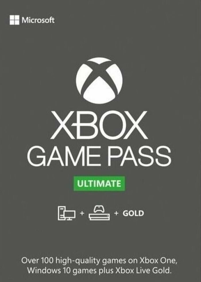 Подписка Xbox Game Pass Ultimate 7 месяцев электронный 25-значный ключ (Xbox One/Series и ПК, )