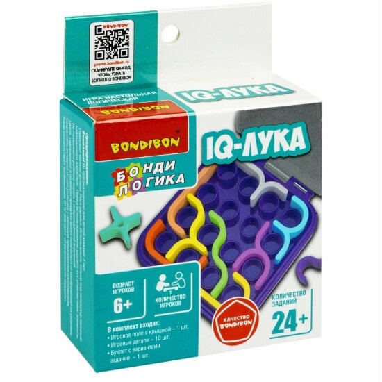 Настольная логическая игра Bondibon ВВ6279 БондиЛогика. IQ-Лука