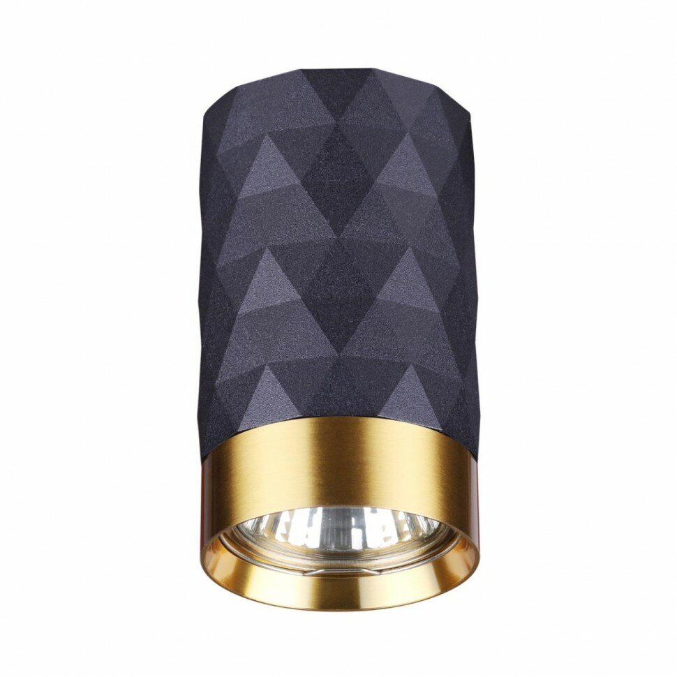 Odeon Light 4287/1C HIGHTECH ODL22 403 черный/золотистый/металл Потолочный светильник IP20 LED GU10 max 10W AD ASTRUM