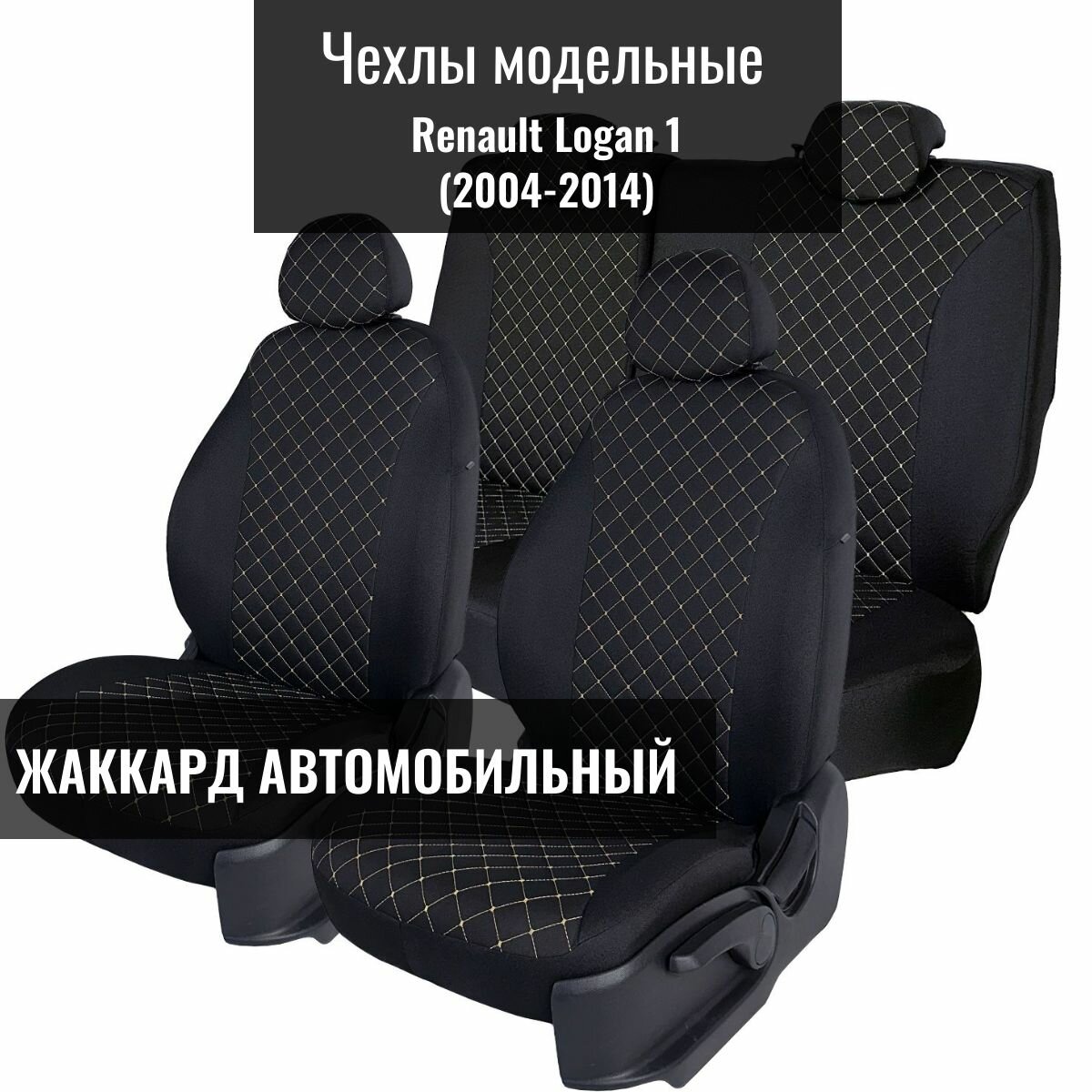 Чехлы модельные на Рено Логан 1 / Renault Logan 1 (2004-2014)