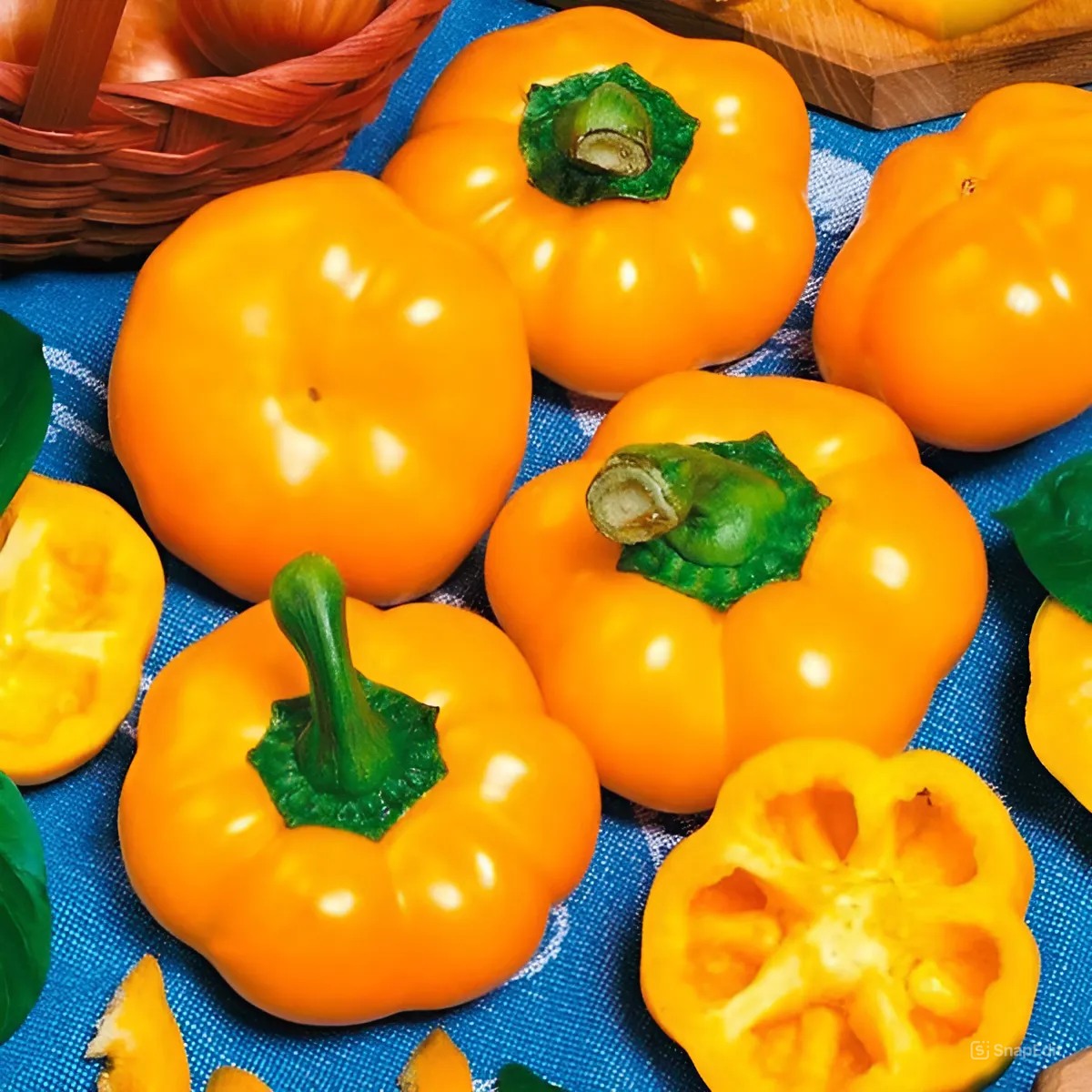 Семена перца сладкого "Гогошар оранжевый", 10-15 шт, оранжевые, среднеспелые