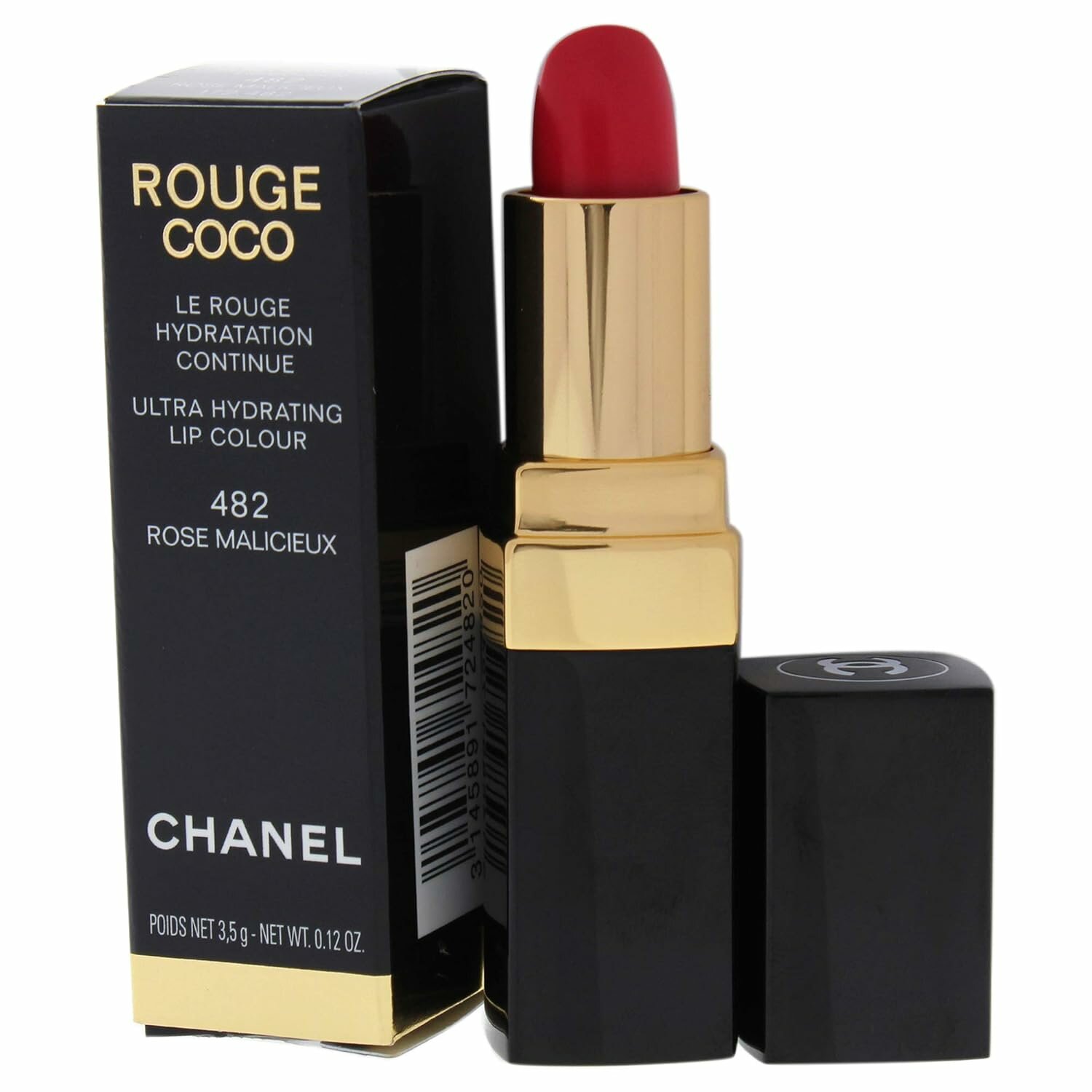 Помада Chanel "Rouge Coco" 482 Rose Malicieux
