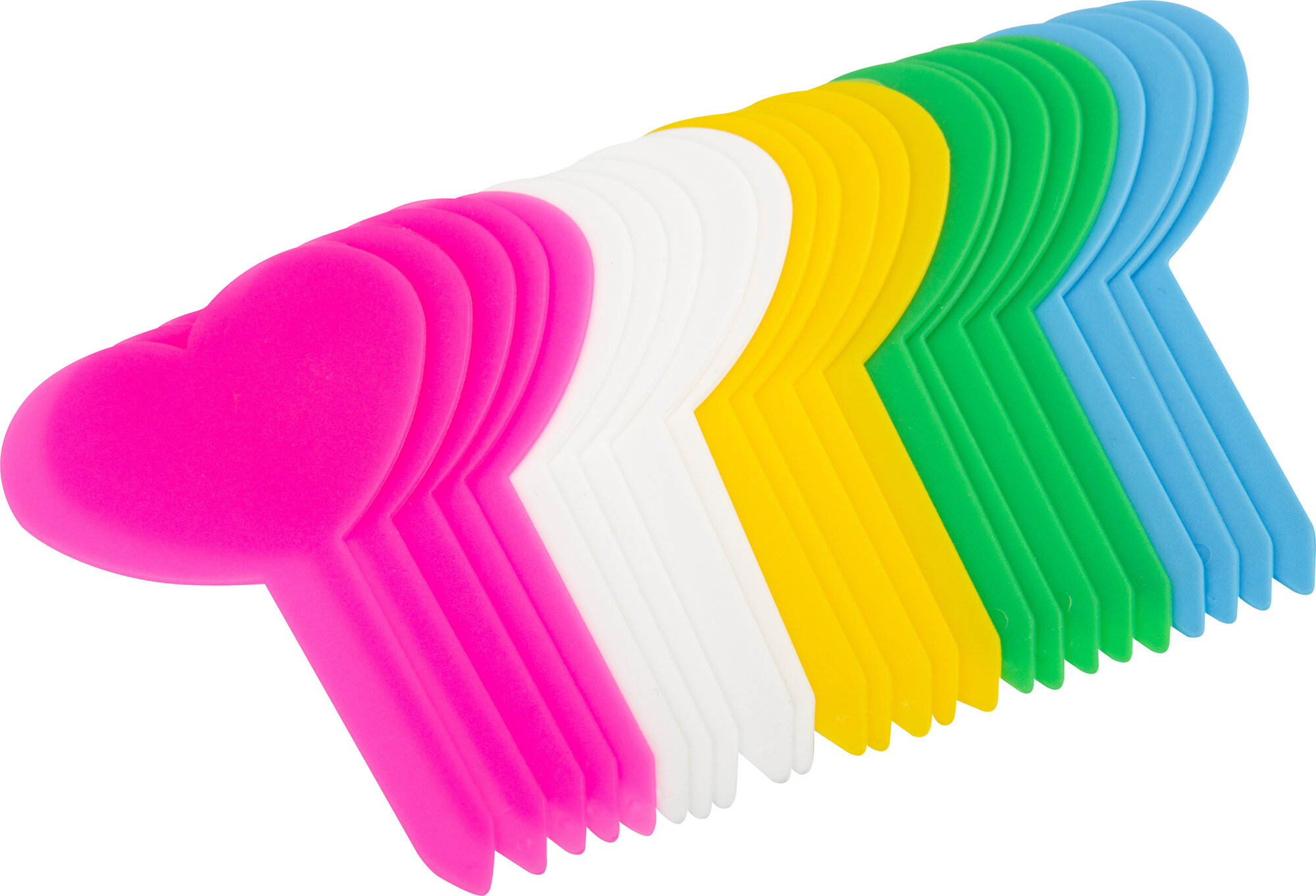 Таблички садовые «Сердечки» (набор 25шт)