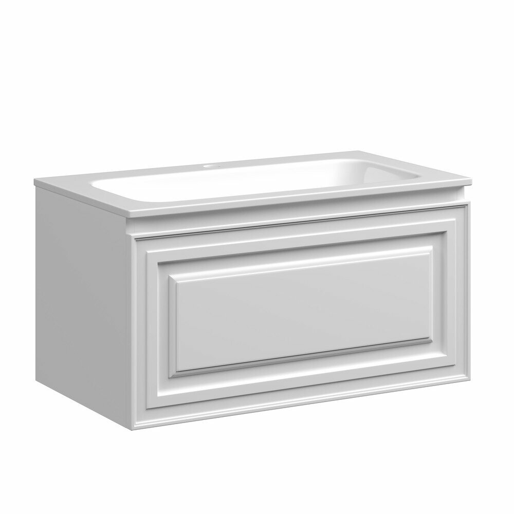 Тумба подвесная Sancos Very 790х445х406, c одним ящиком оснащенным доводчиками, Bianco , арт. VR80W