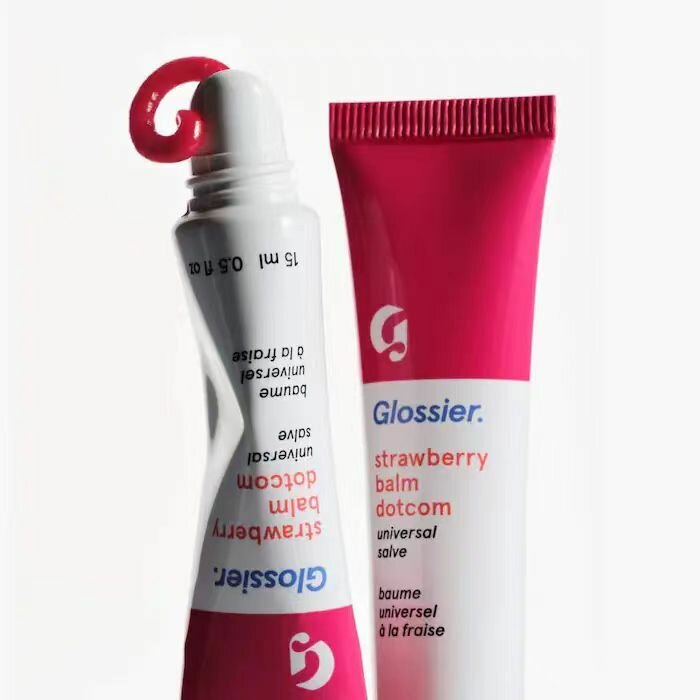 Бальзам для губ Glossier Lavender Balm Dotcom, strawberry, США, 15мл.