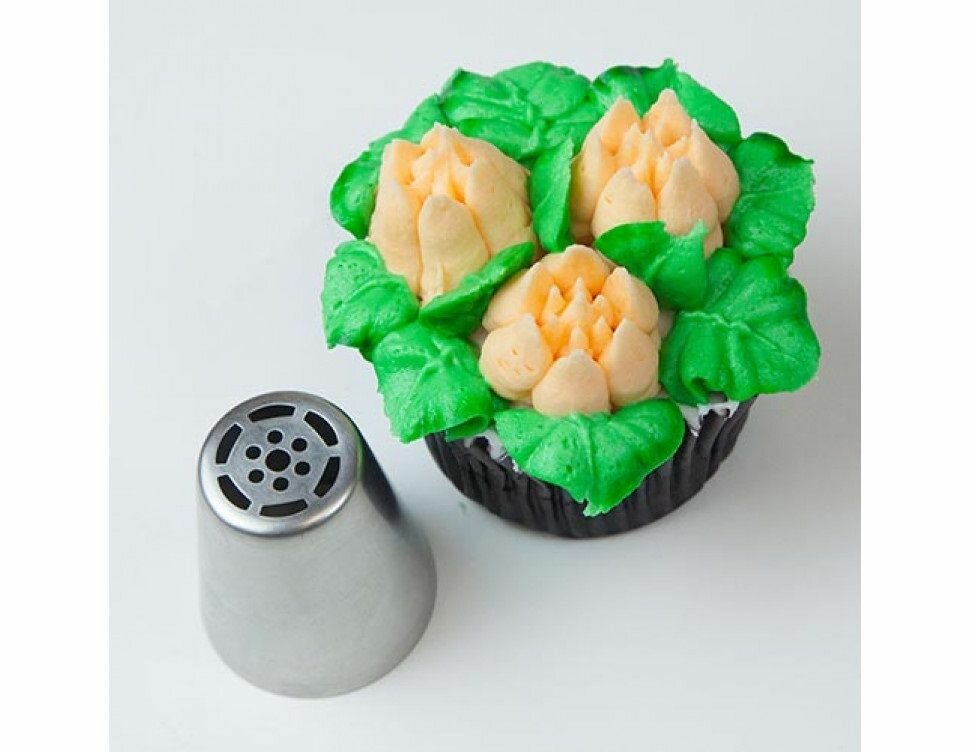 Насадка кондитерская "Цветок. Тюльпан", верх d-24мм, низ d-40мм, h-40мм