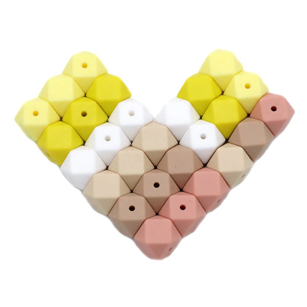 Силиконовые бусины BOBO.BOX, KAT039-F, 14 мм, 10 шт