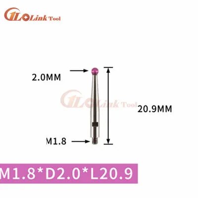 Контактные точки для индикатора GK569 M1.8x20.9L 2.0 RUBY