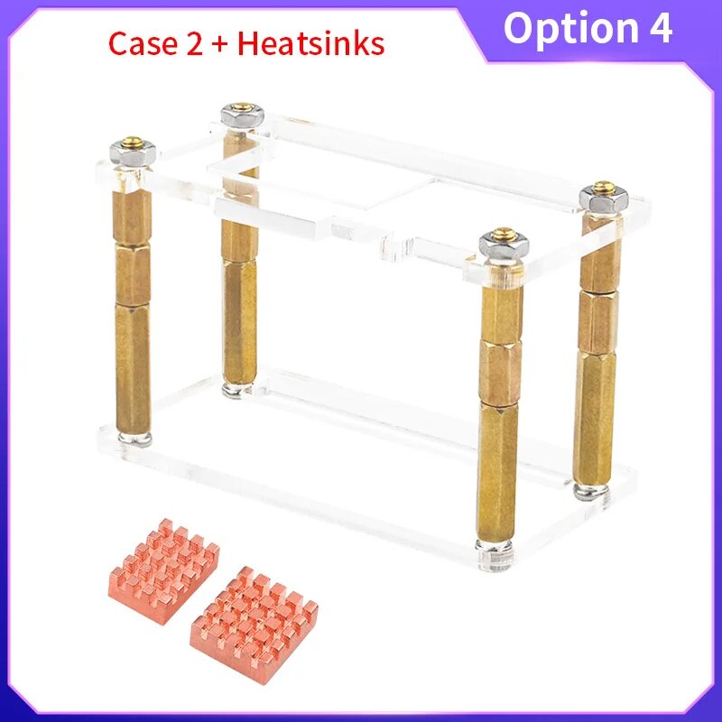 Акриловый корпус для Orange Pi Zero 2 W Option 4