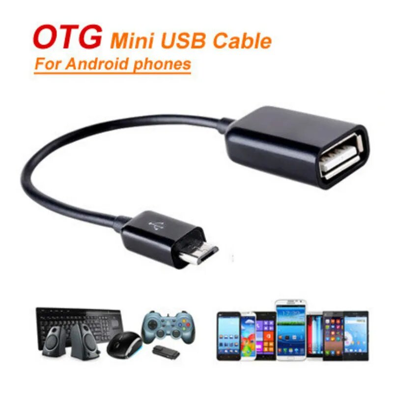 Микроusb-женский USB-хост-кабель OTG-адаптер для Lenovo Xiaomi Lg Tablet Android Reader Cabo Otg Adaptador Cavo Para Adaptateur